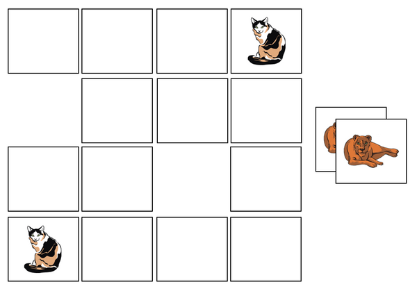 Cats Match-Up & Memory Game - Montessori Print Shop
