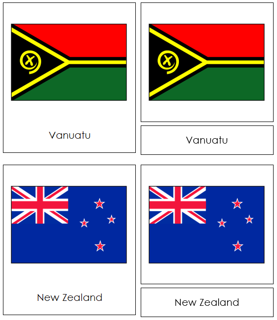 Oceania Flags