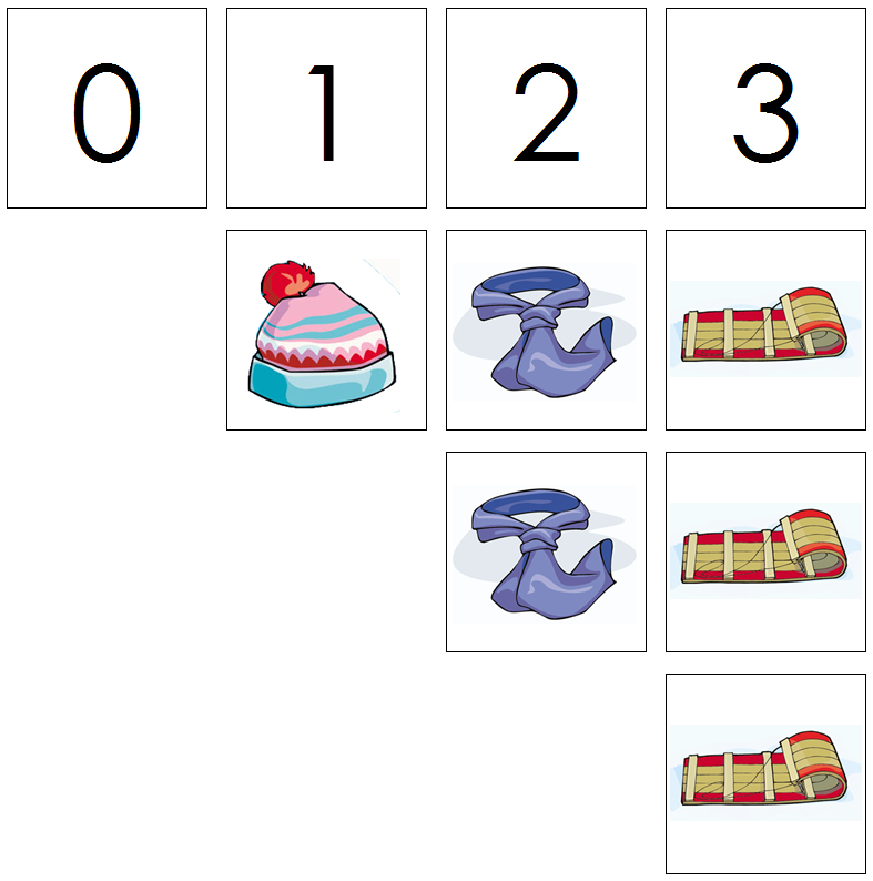 Numbers & Winter Counters - Montessori Print Shop