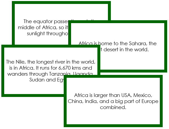 Africa Fun Facts - Montessori Print Shop