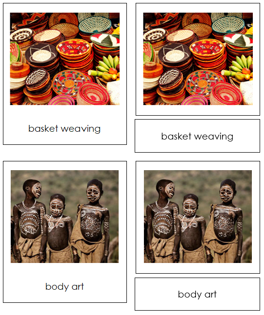 African Culture Cards - Montessori Print Shop