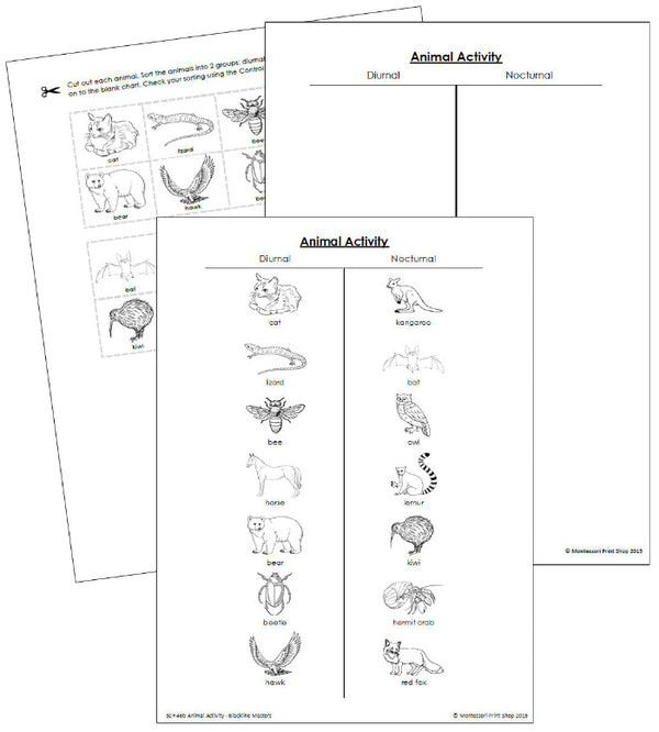 Montessori Animal Lessons - Montessori Print Shop