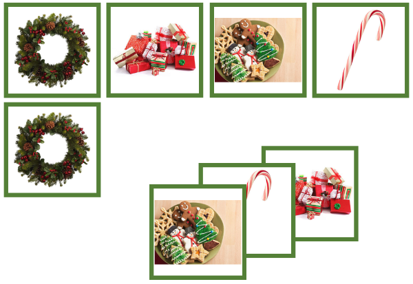 Christmas Matching Cards - Montessori Print Shop