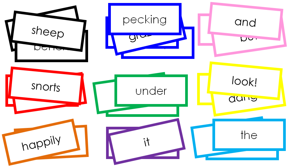 Farm Game Labels (color) - Montessori Print Shop