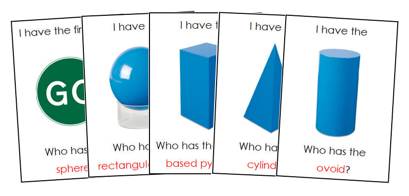 Primary Geometry Bundle - Montessori Print Shop