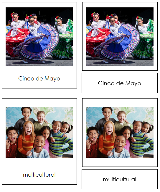 North American Culture Cards - Montessori Print Shop