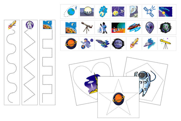 Space Cutting Work - Montessori Print Shop