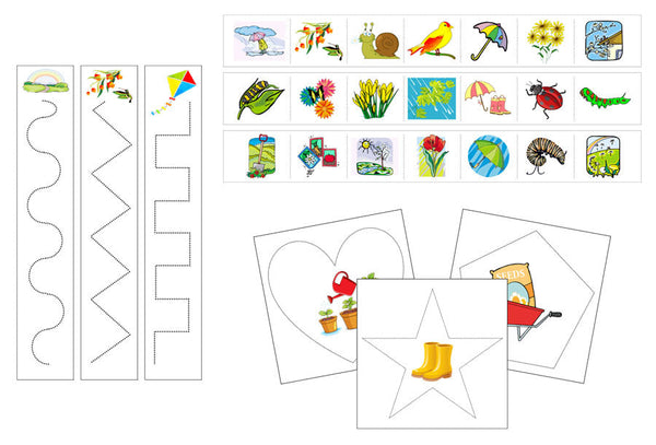 Spring Cutting Work - Montessori Print Shop