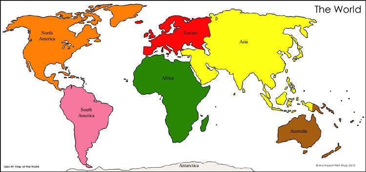 World Maps & Masters - Montessori Print Shop