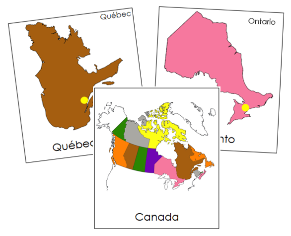 Canadian Provinces & Territories - Montessori Print Shop