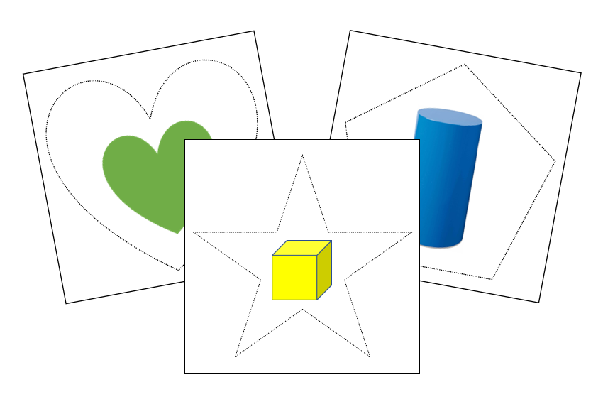 Geometric Shapes & Solids Cutting Work - Montessori Print Shop