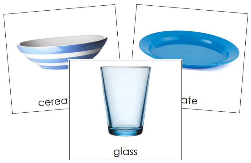 Toddler Kitchen Cards - Montessori Print Shop