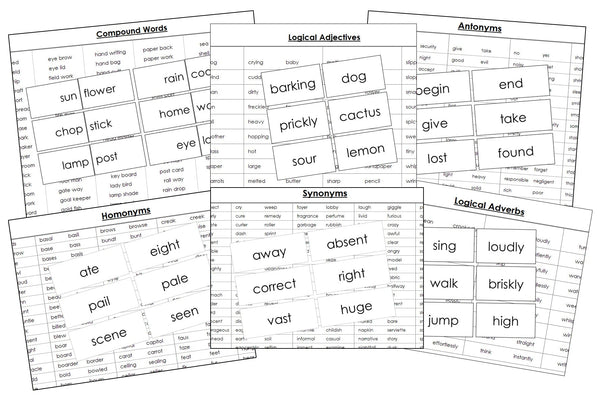 Montessori Grammar Bundles - Montessori Print Shop